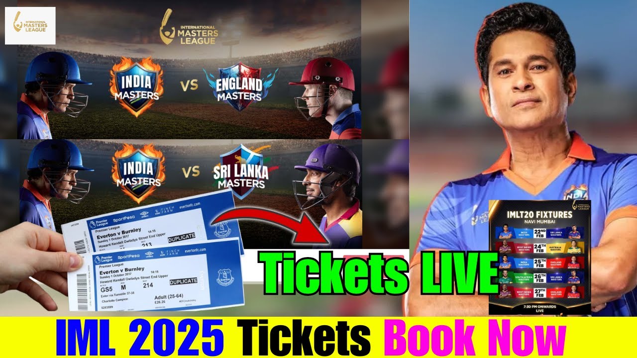 IML 2025 Tickets LIVE Book Now in BMS.International Master League Navi ...