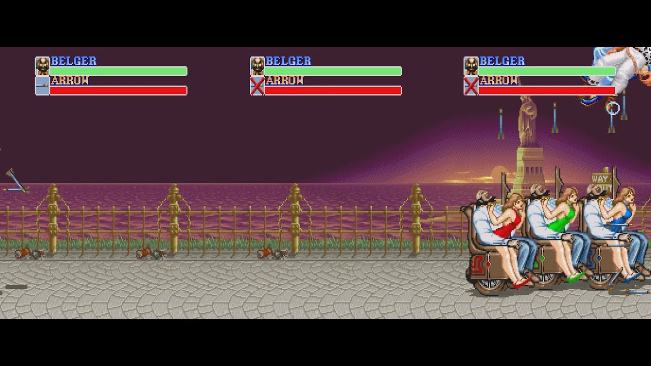 [PC] Final Fight all boss hack edition (one person controls three ...