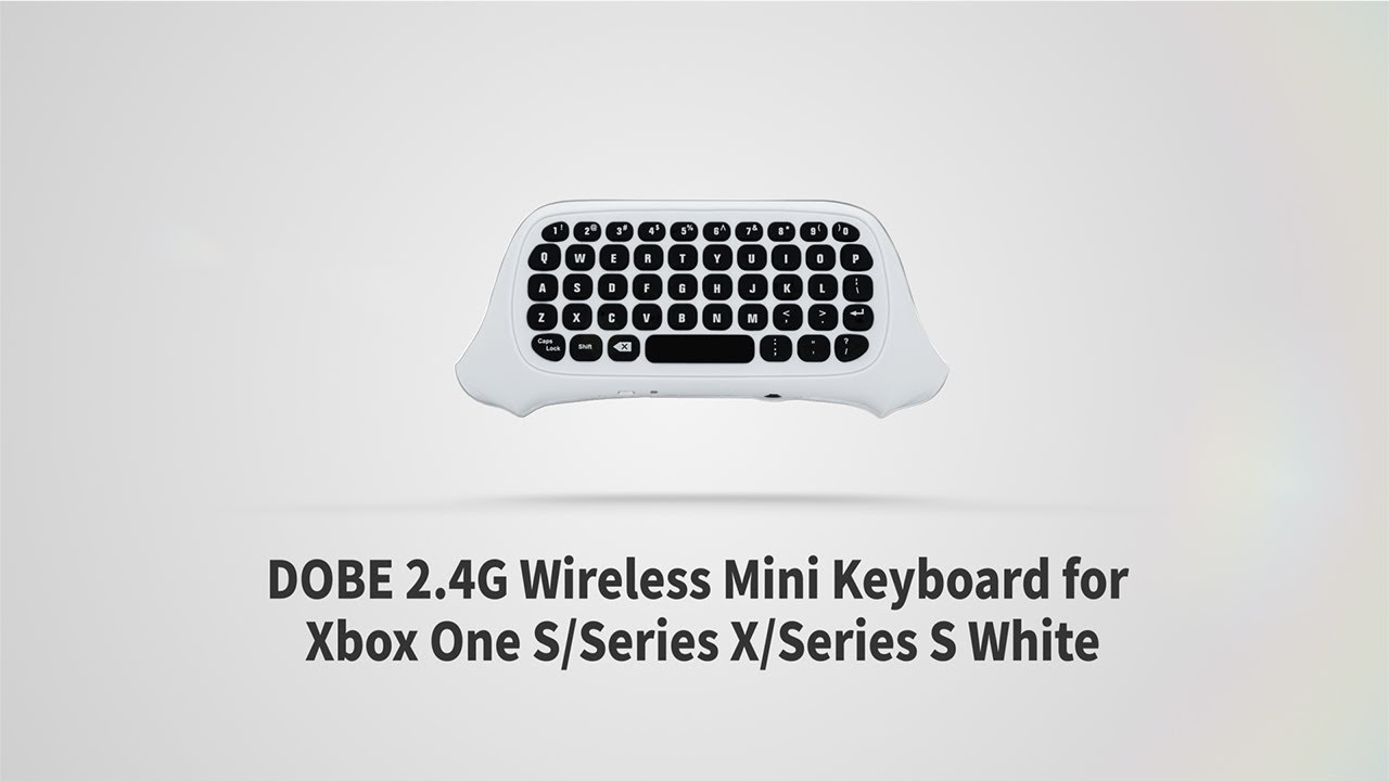 DOBE 2.4G Wireless Mini Keyboard Keypad Controller Chatpad for Xbox One ...