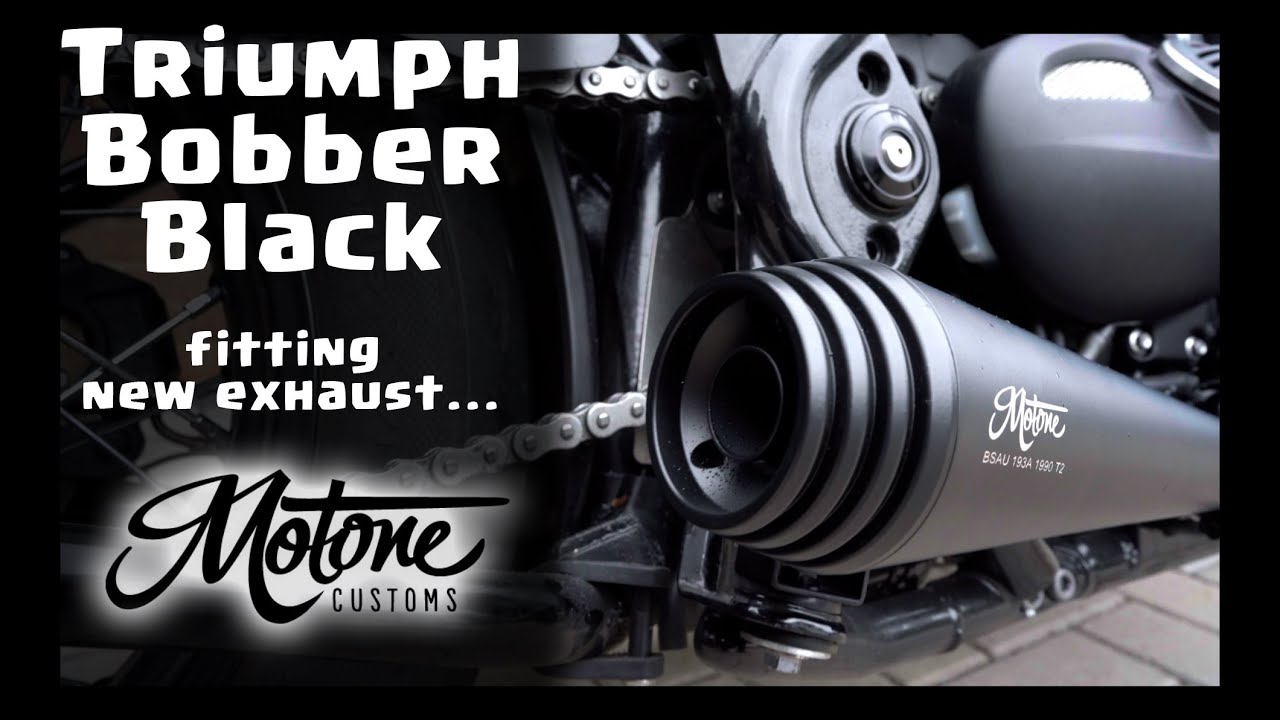 Triumph Bobber Black Exhaust | Reviewmotors.co