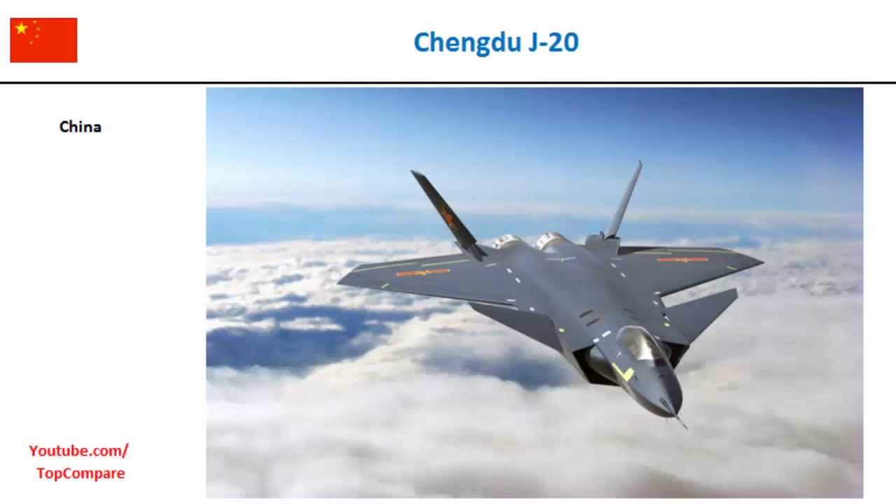 Chengdu J-20, Multirole Fighter specs comparison - YouTube