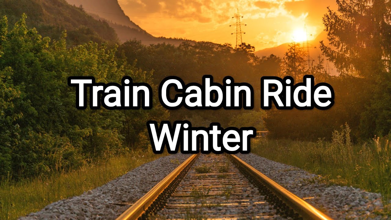 Train Driver's view in Norway Winter Landscape.Train Cab View - YouTube