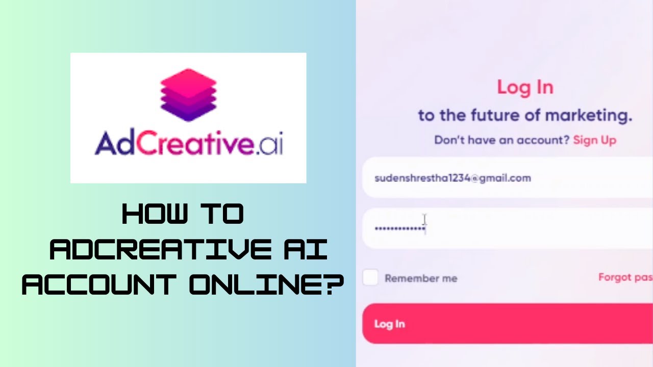 How to Login AdCreative AI Online? AdCreative AI SIgn In Tutorial - YouTube