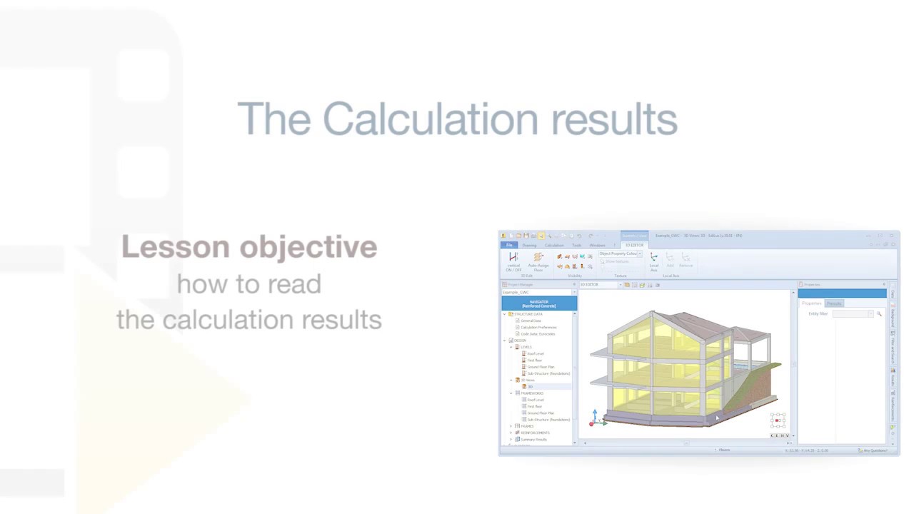 EdiLus Tutorial - The Calculation results - ACCA software - YouTube