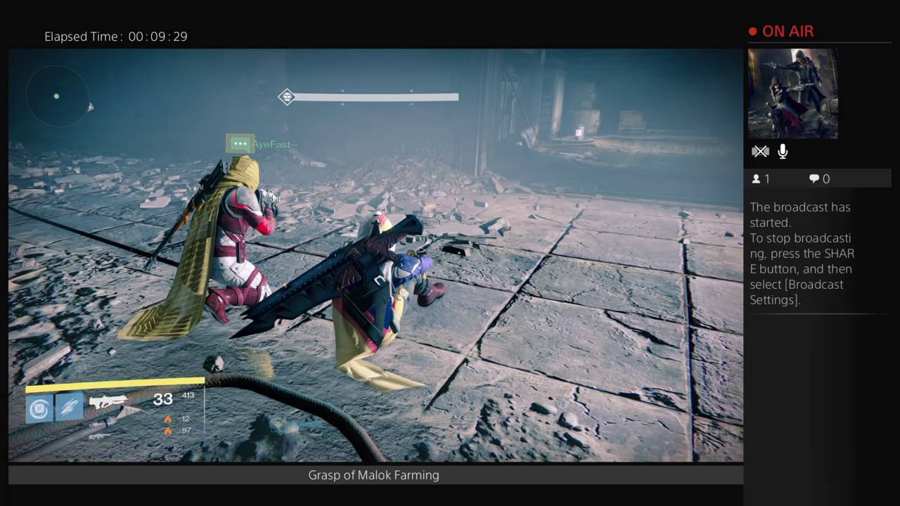 Destiny Grasp of Malok Farming Live Stream(ps4) - YouTube