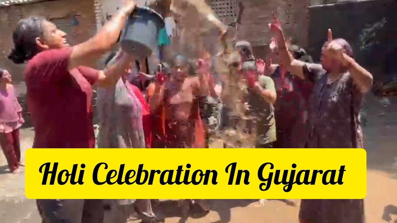 Holi Celebration In Gujarat #holi #holicelebrations #gujarat - YouTube