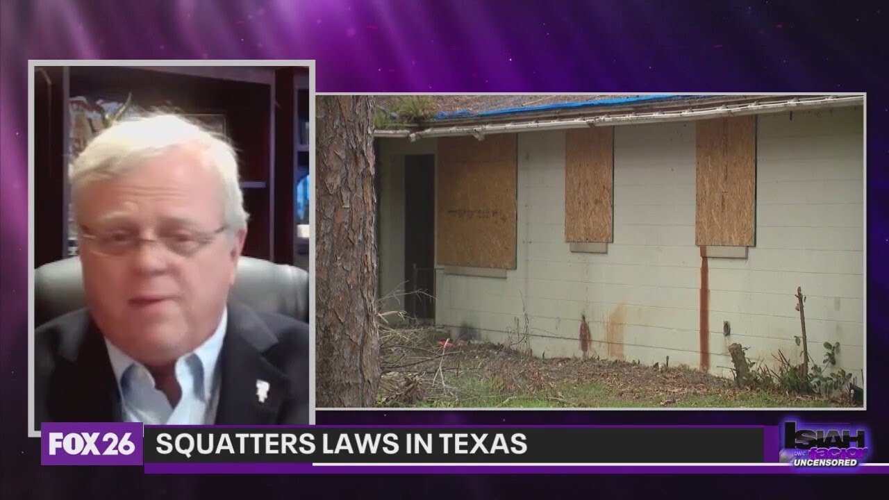 Texas State Senator Paul Bettencourt Talks Squatters Laws Youtube