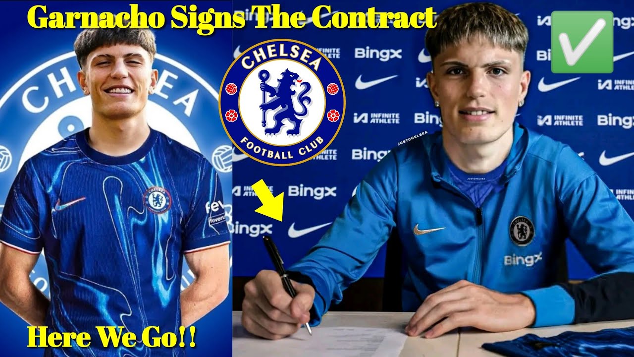 HERE WE GO!!💥 Garnacho $igns Mega Chelsea Cøntract Today ️🔵 £87M + Add ...