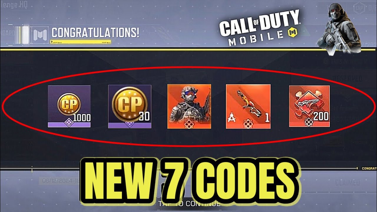 *NEW* CODM 7 WORKING NEW REDEEM CODES MAY 2025 | NEW CODE REDEEM CODES ...