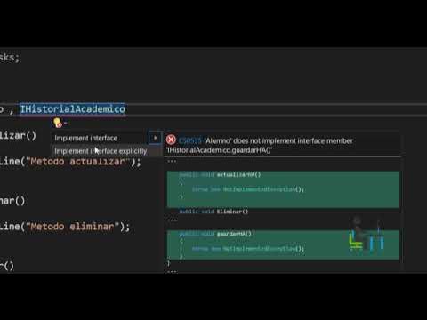 Visual C# Manejo de interfaces con Visual Studio Community con .NET ...