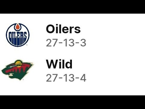 NHL Edmonton Oilers vs Minnesota Wild - YouTube
