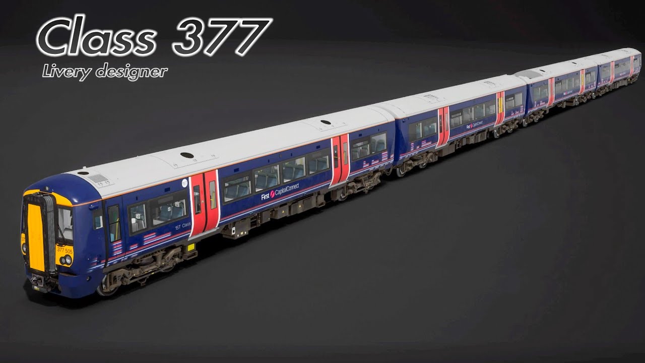 Class 377 (TSW2/ PS4) FCC on livery designer - Time Elapse - YouTube