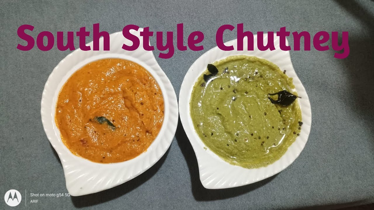 Two Different Types of Chutney Recipe For Idli , Dosa , Vada ( South ...
