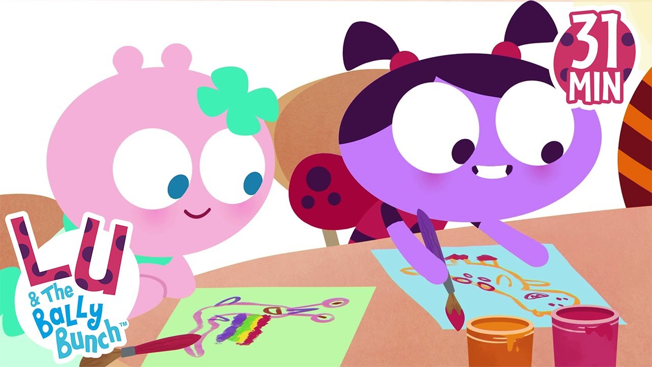 Fun Art Class | Back To School | Preschool Cartoons for Kids | Lu and ...