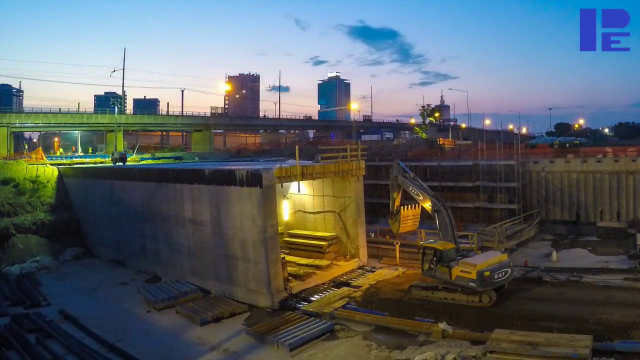 Box Culvert Jacking Railway - YouTube