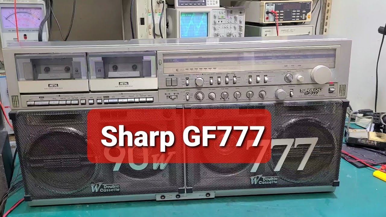 全面维修sharp GF-777收录机 - YouTube