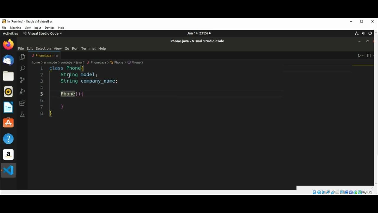 Simple class to represent a mobile phone in Java - YouTube