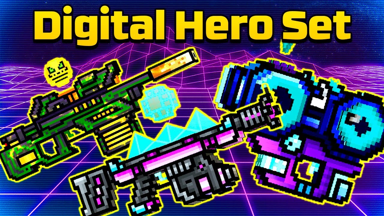 Digital Hero Set Damage Test & Review - Pixel Gun 3D - Pixel Gun 3D ...