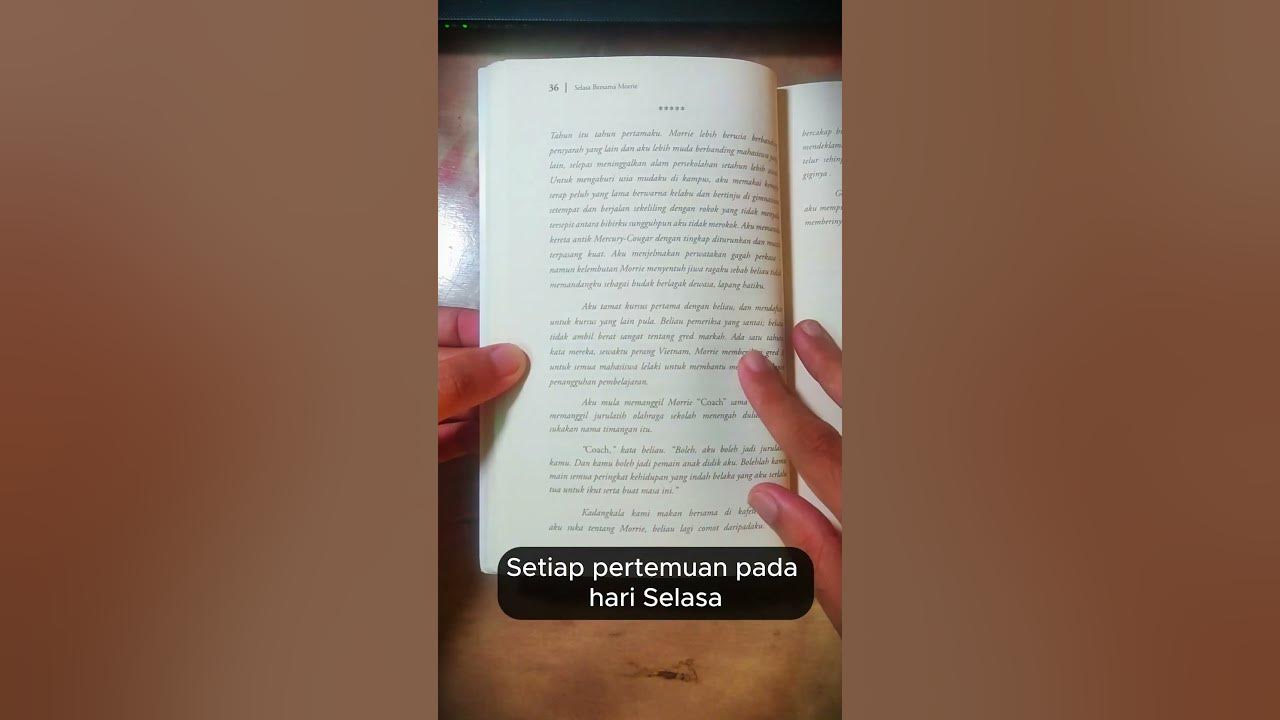 Tekan Link Di Bio Utk Dapatkan Buku | Tuesdays with Morrie - YouTube