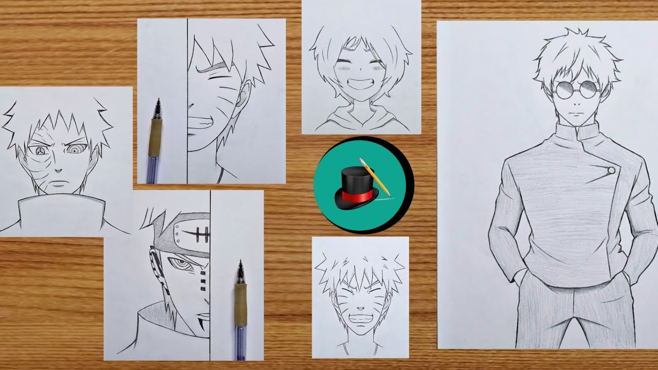 Easy Anime drawing : all last week drawings | Magic Pencil1 anime ...