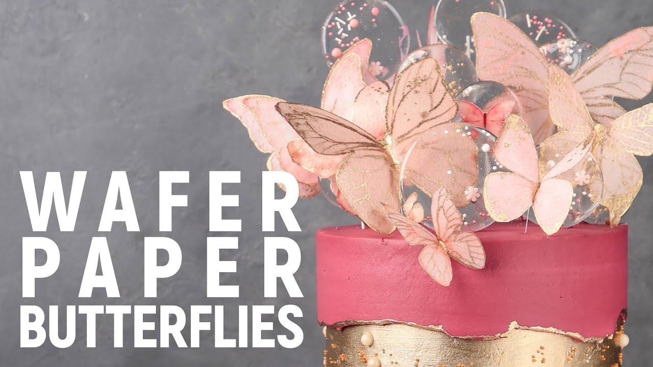 Wafer Paper Butterflies - YouTube