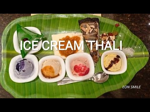 Ice Cream Thali I Pabbas I Ideal Cafe I Mangalore I Eon Smile - YouTube