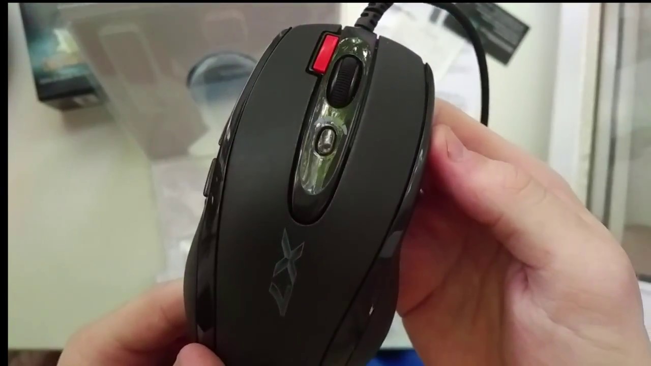 Распаковка мышки A4Tech X-710BК USB Black из Rozetka.com.ua - YouTube