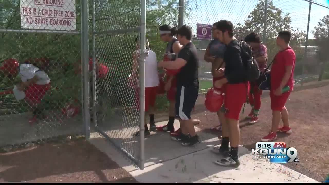Tucson High practicing at Cherry Field - YouTube