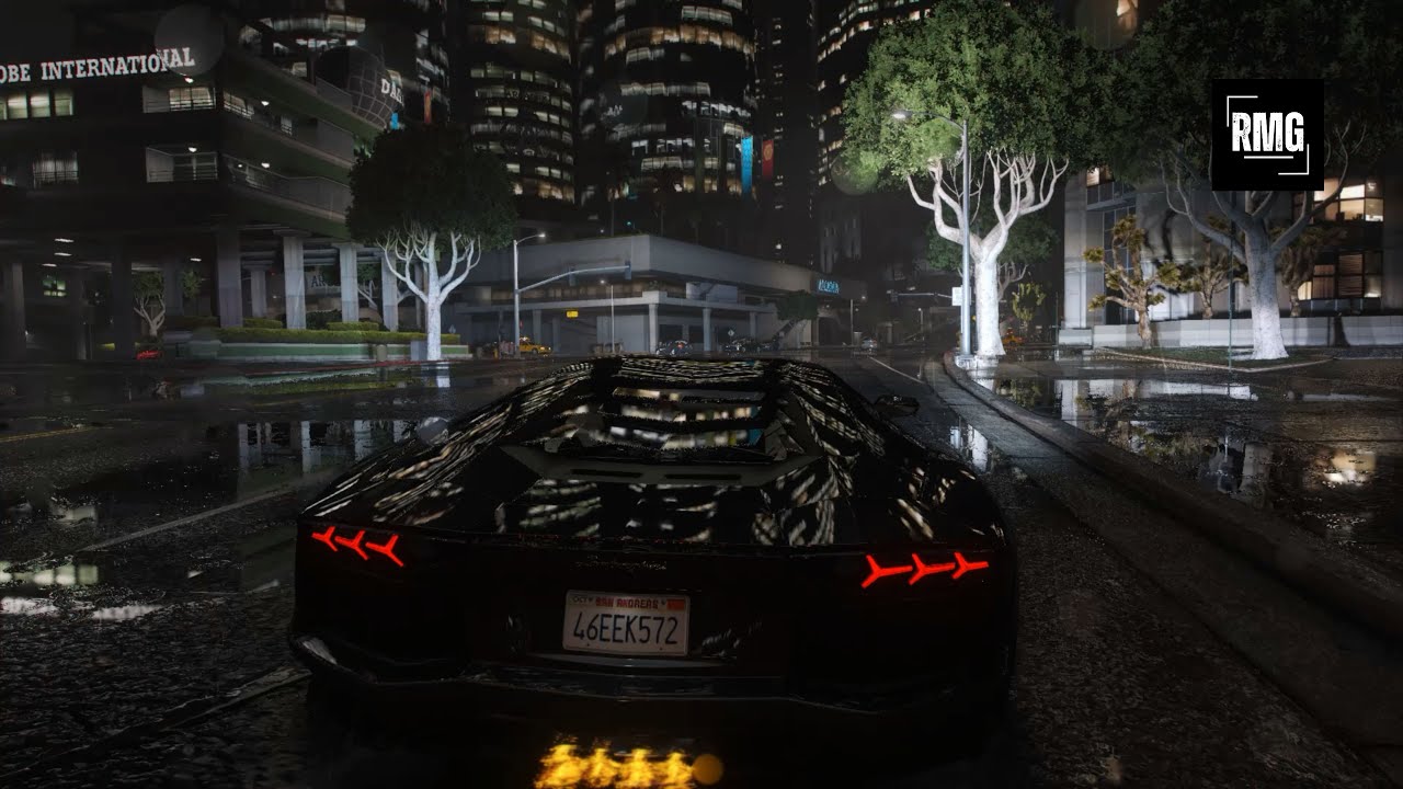 New Realistic Graphics with Ultimate Vegetation Overhaul - GTA V (4K ...