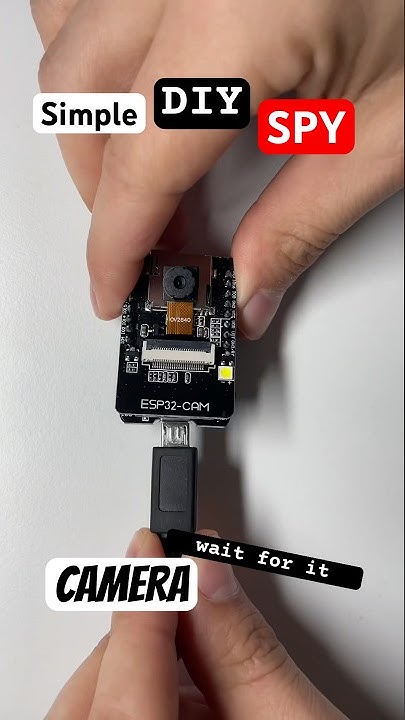How to build simple DIY Spy Camera with ESP32 #arduino #diy # ...