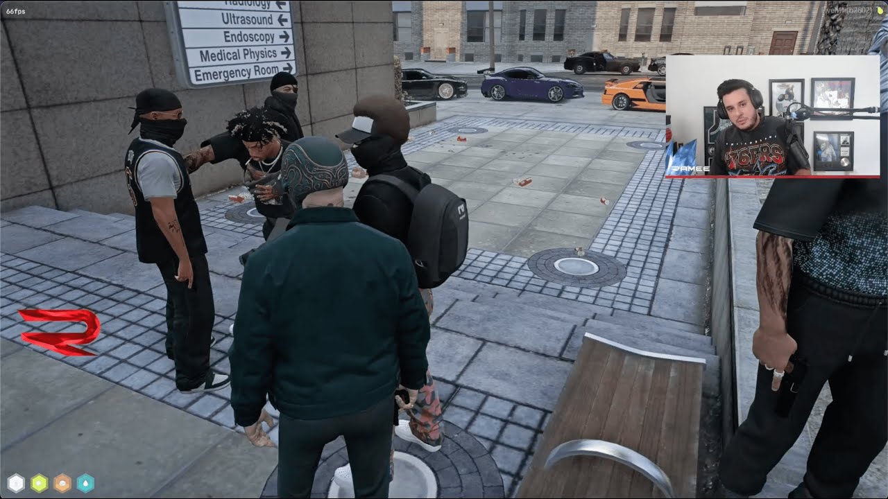 CG roll up on Larry at the Hospital - Nopixel 4.0 GTA RP - YouTube