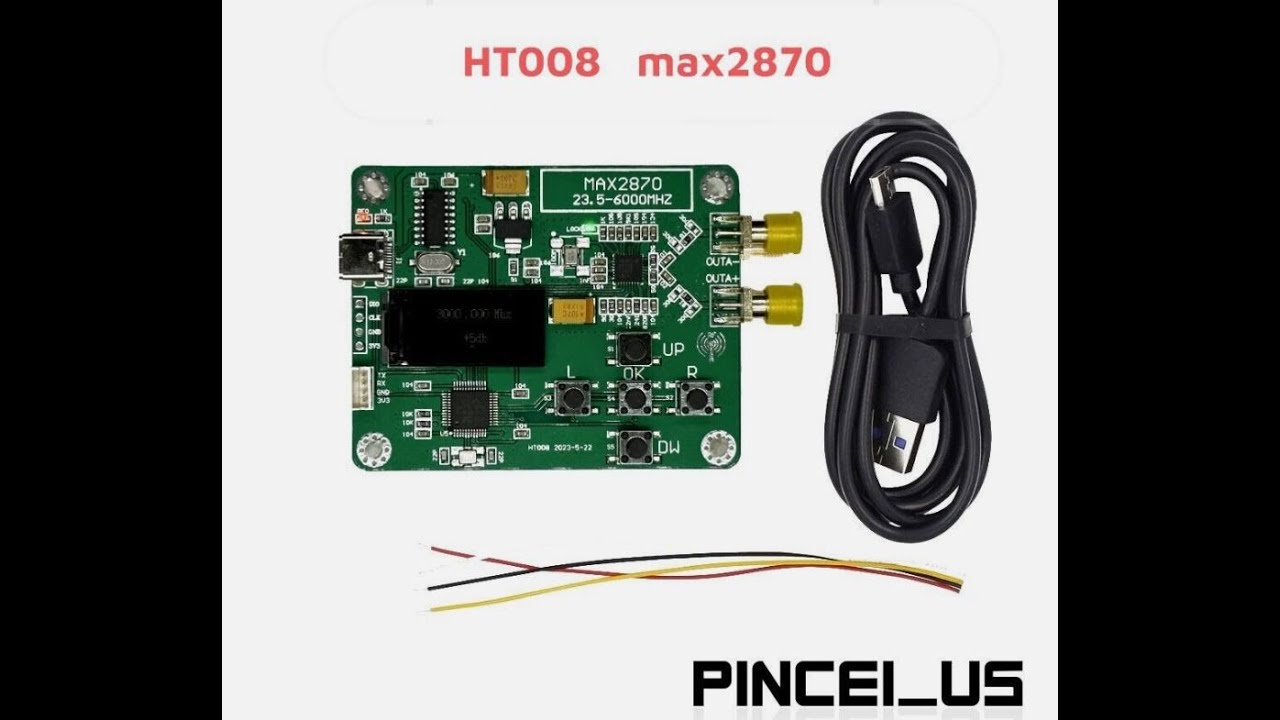 MAX2870 DDS Signal Generator Review - YouTube