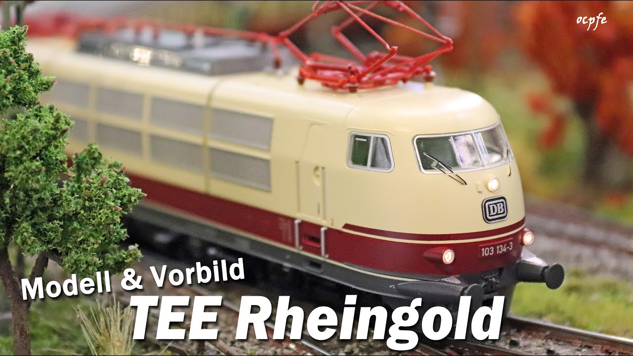 TEE Rheingold : Modell und Vorbild (H0 Modellbahn) - YouTube