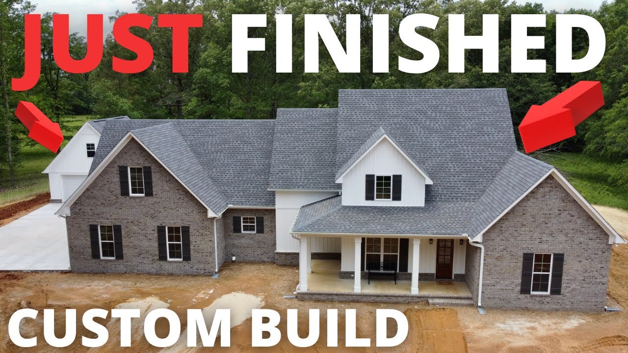 JUST FINISHED CUSTOM BUILD! First EVER site built home tour! 4 bed/3.5 ...