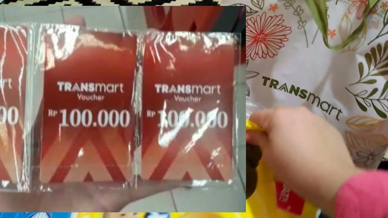 BELANJA GRATIS PAKAI VOUCHER TRANSMART - YouTube