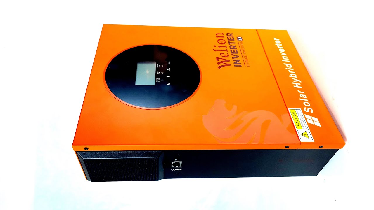 Welion Inverter 3 5KW 24V MPPT Open Voltage ORG - YouTube