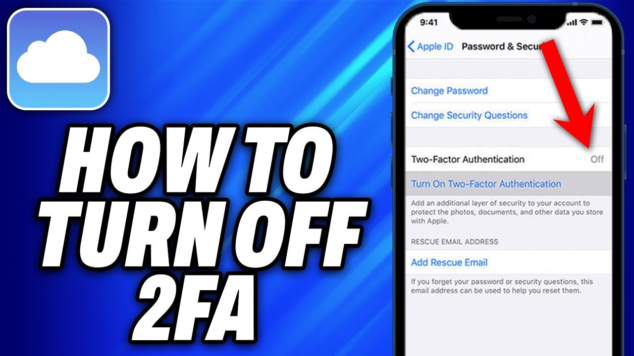 How To Turn Off 2FA In iCloud (2025) - Easy Fix - YouTube
