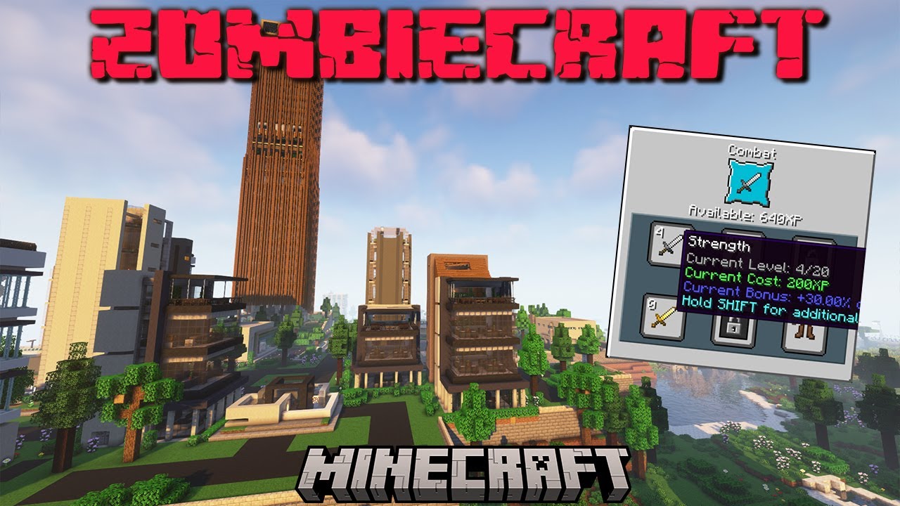LE SKILL, LA CASA E LE ZONE MORTALI! - ZOMBIECRAFT E2 - YouTube