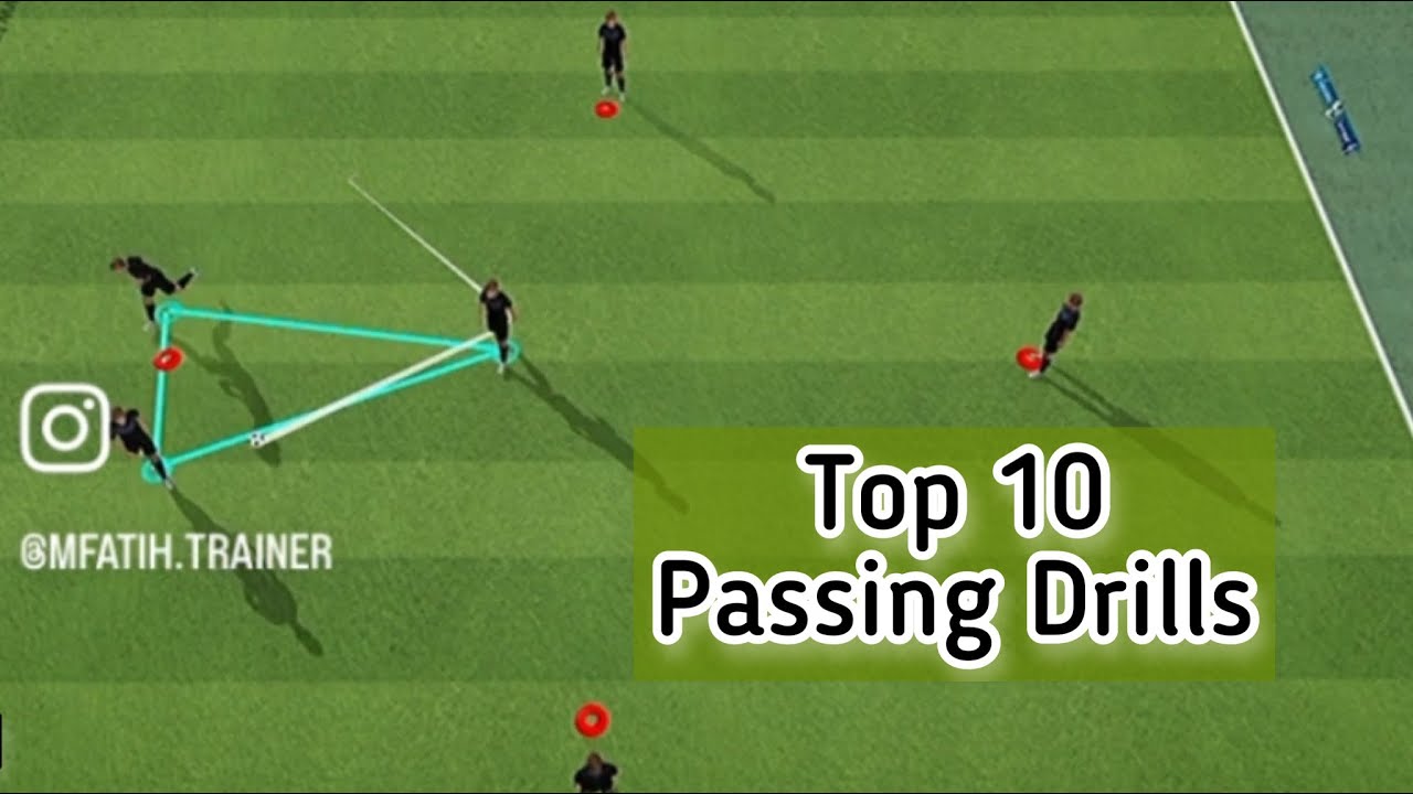 Top 10 Passing Drills #soccerdrills - YouTube