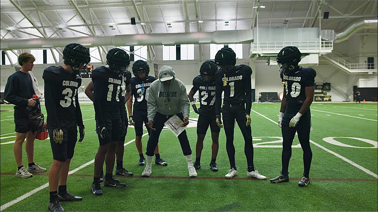 Coach Prime Working With The Corners - YouTube