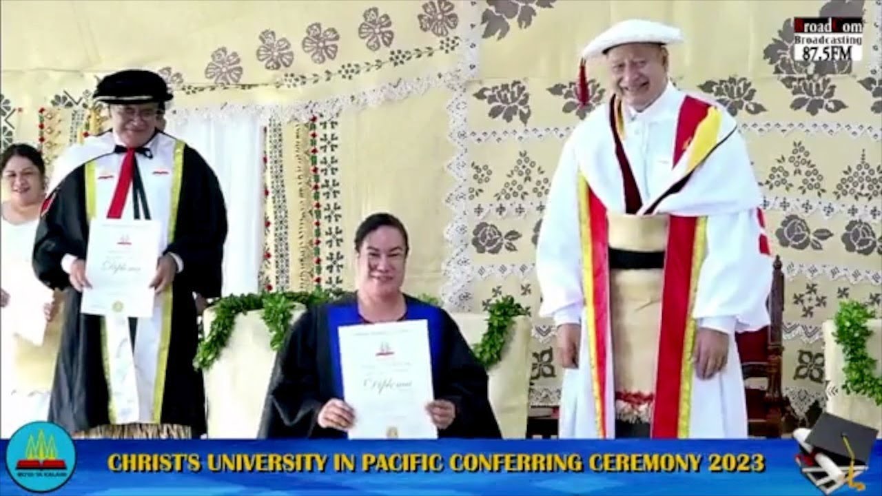🇹🇴 Katoanga Foaki Faka’ilonga Fakaako ‘ae Christ’s University in ...
