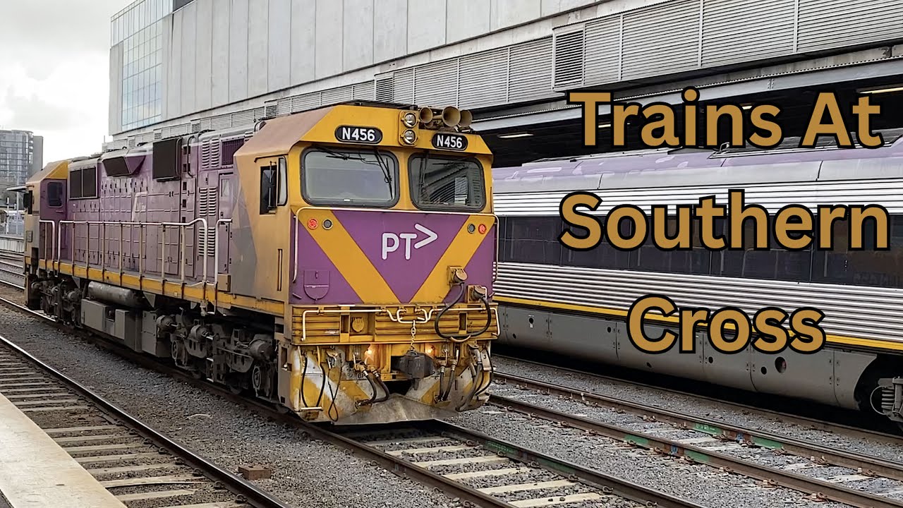 Trains At Southern Cross 2 - YouTube