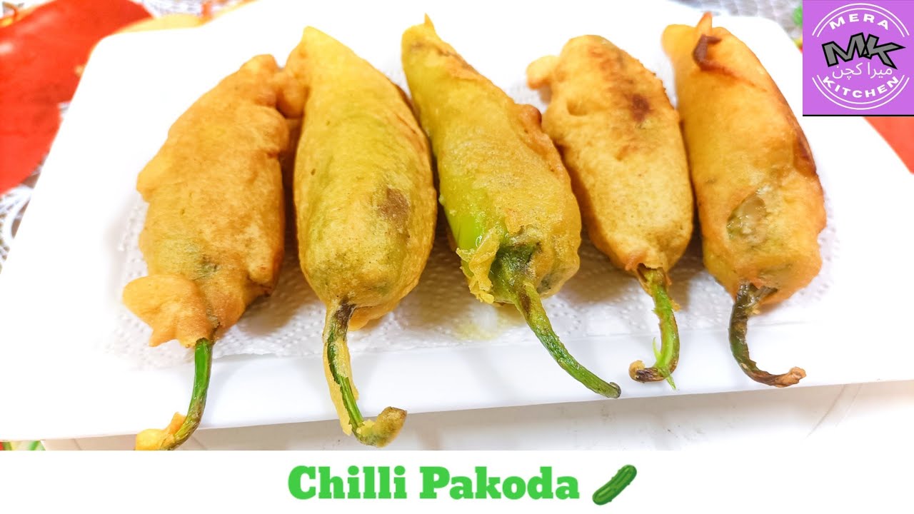 Garma Garam Chilli Pakoda || Bharwa Chilli Pakoda - YouTube