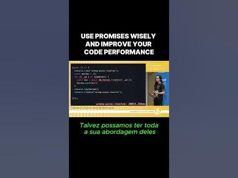 Use promises com sabedoria e melhore o desempenho do seu código💥 - YouTube