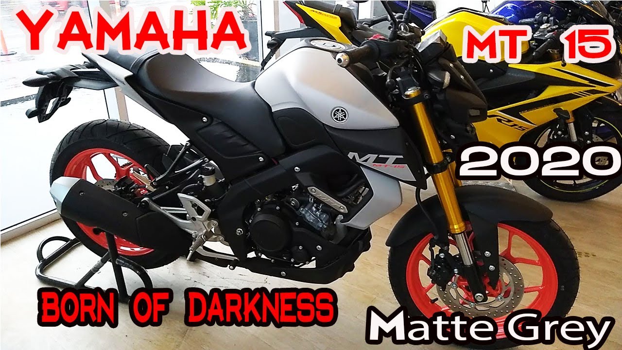REVIEW YAMAHA MT-15 2020 Matte Grey | MT-15 BORN OF DARKNESS - YouTube