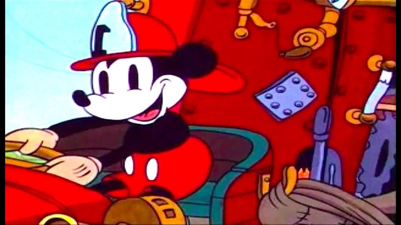 Mickey Mouse Fire Brigade in HD Goofy Donald Duck rescue bomberos niños ...