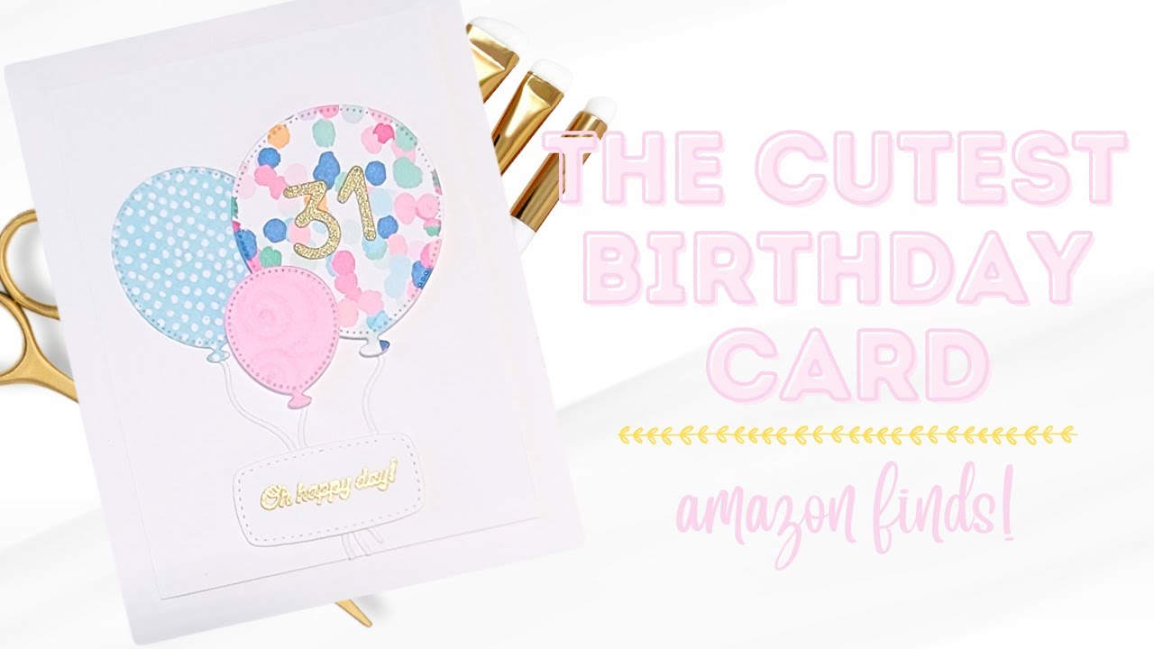 Amazon Wins Again! A Birthday Card using Amazon Products and Paper ...