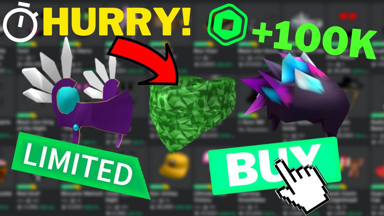 Hurry! Buy these items before they go limited!! (Roblox Limiteds) - YouTube