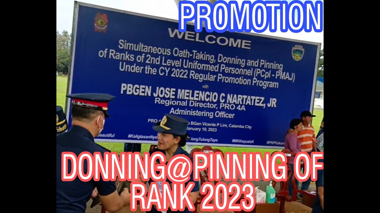 Simultaneous Oath Taking, Donning and Pinning of Ranks 2023 - YouTube