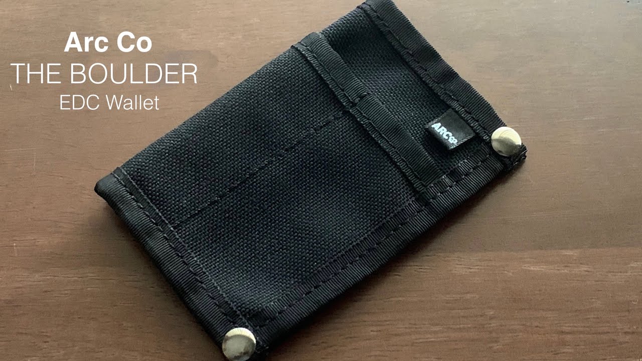 The Boulder EDC Wallet by Arc Company - YouTube